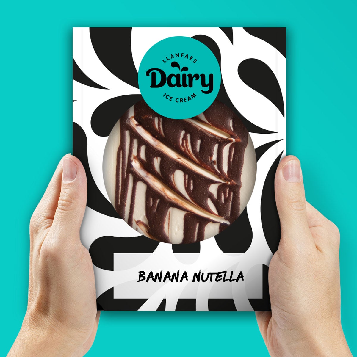 Banana Nutella - 1lt | Llanfaes Dairy Ice Cream