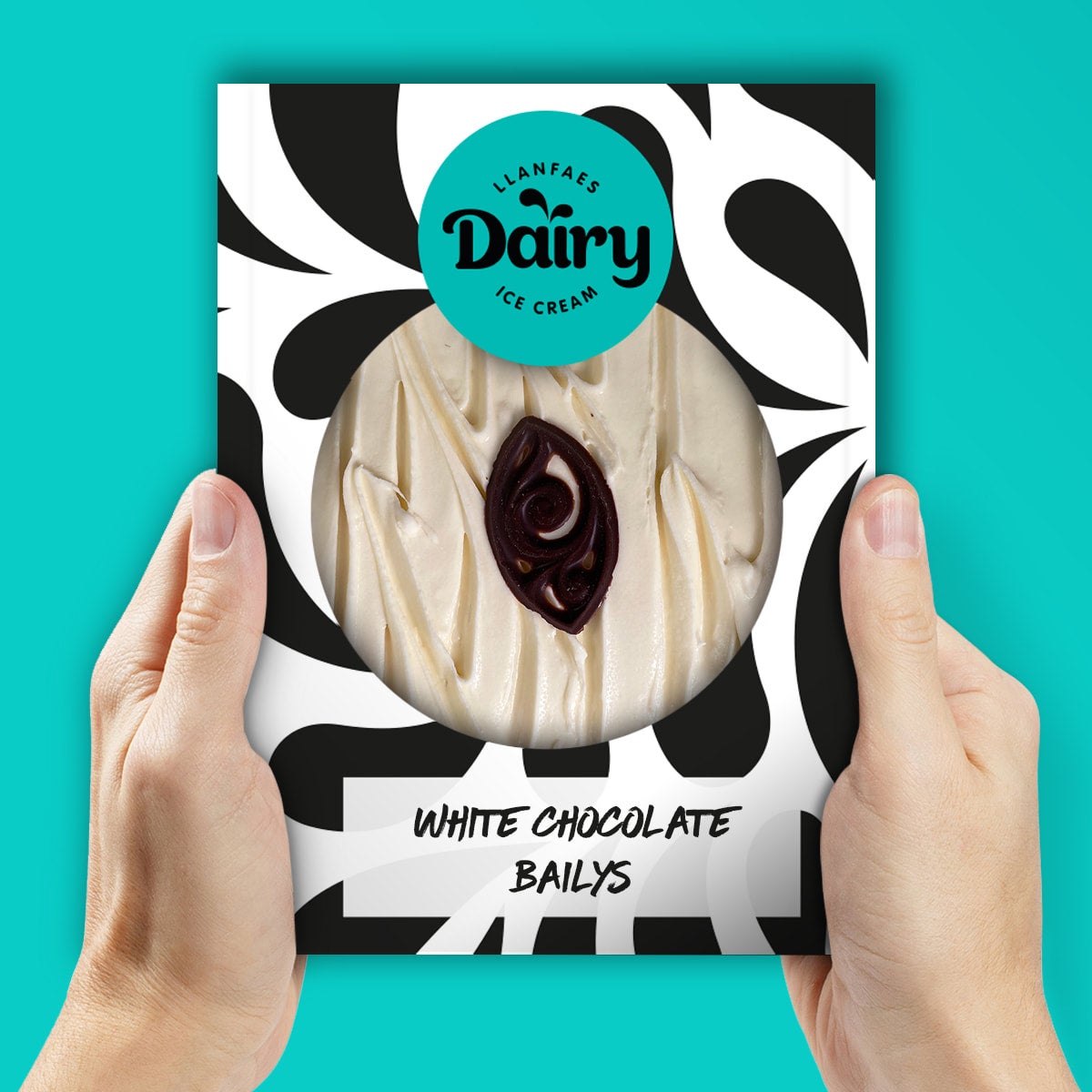 White Chocolate Baileys - 1lt | Llanfaes Dairy Ice Cream