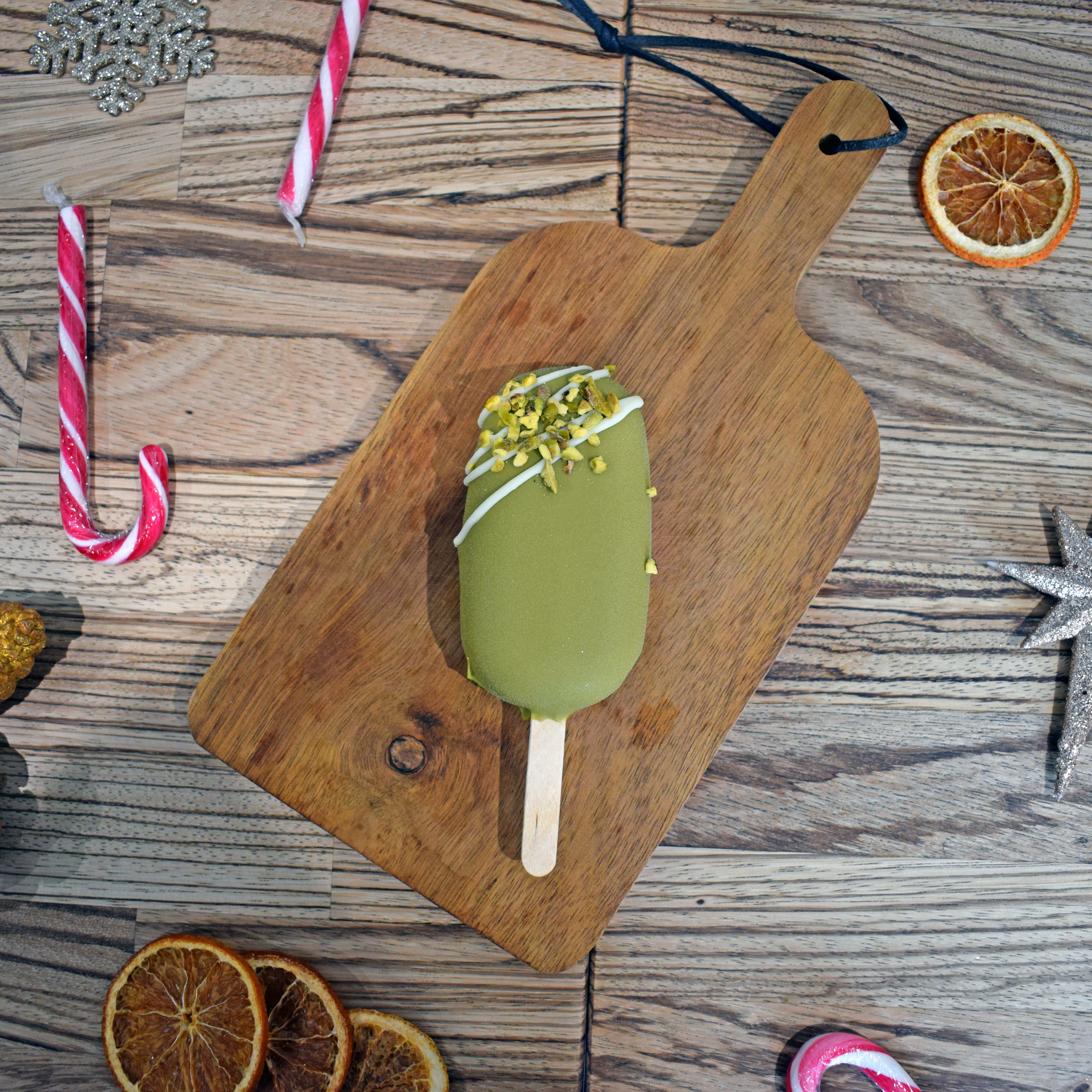 Pistachio Ice Cream Lollies | Llanfaes Dairy Ice Cream