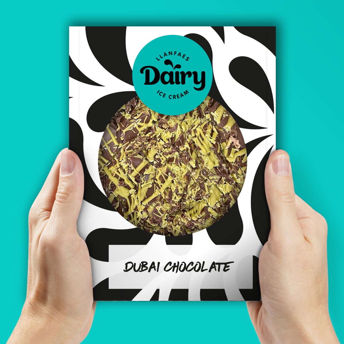 Dubai Chocolate - 1lt | Llanfaes Dairy Ice Cream
