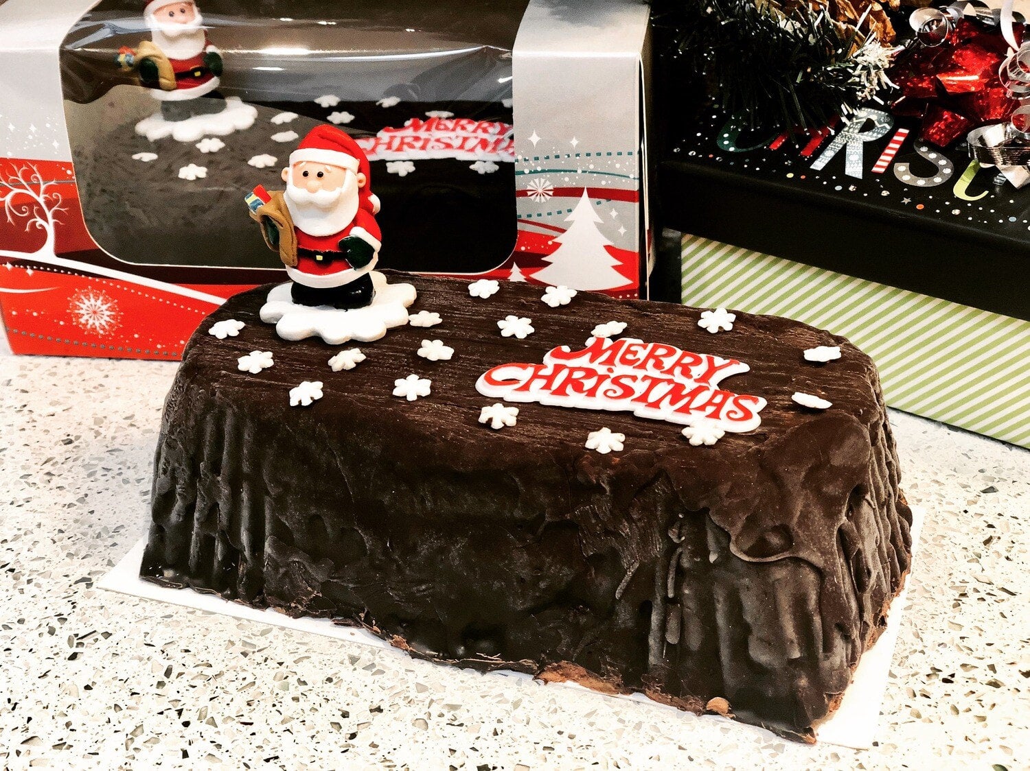 Yule Christmas Ice Cream Log | Llanfaes Dairy Ice Cream